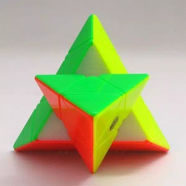 Jual Rubik Pyraminx Yuxin Little Magic Pyraminx Stickerless Original ...