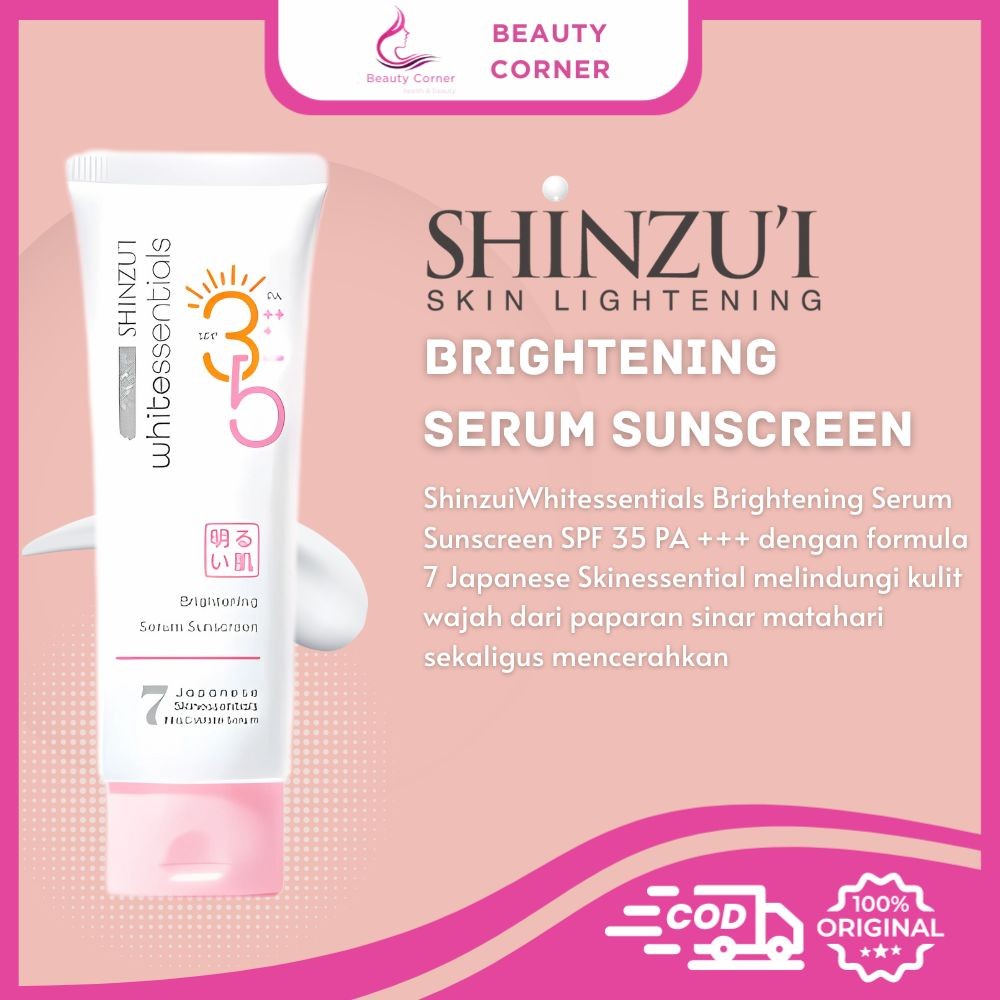Jual Shinzui Whitessentials Brightening Serum Sunscreen - 30ml | Shopee ...