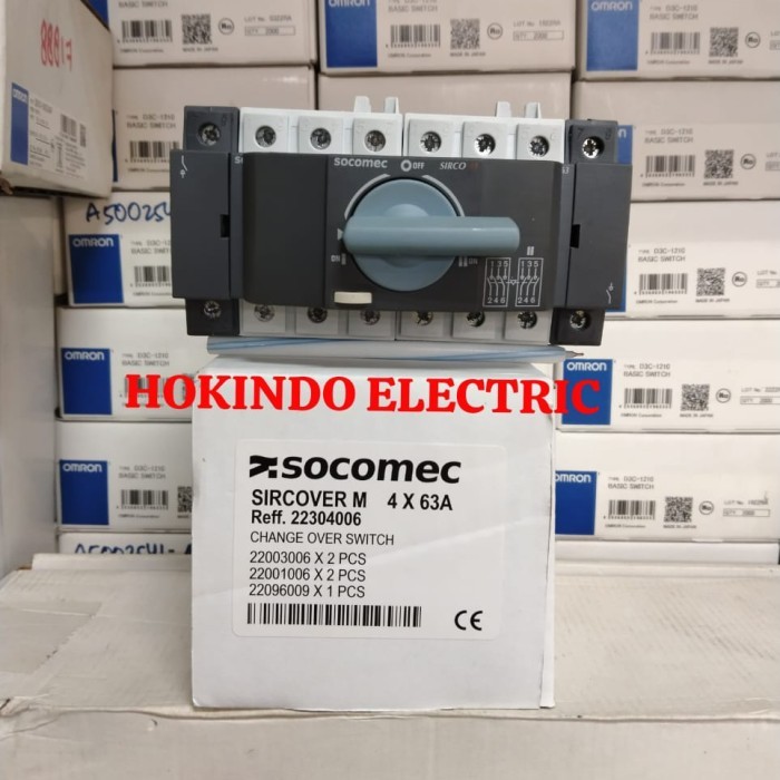Jual Socomec Sirco M 4P 63A COS / Change Over Switch / Omsakelar / Omsaklar | Shopee Indonesia