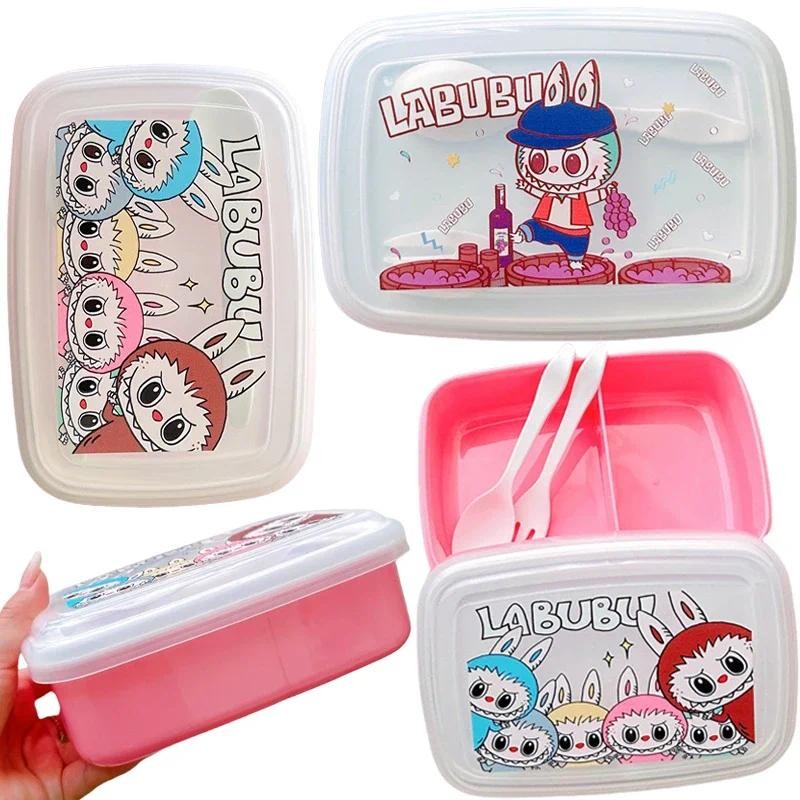 Jual Labubu The Monsters Box Lunch Box Portable Carton Bento Boxes ...