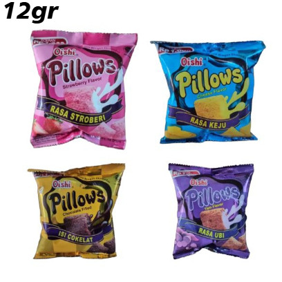 Jual OISHI PILLOWS RENCENG @6gr &12gr ISI 10pcs | Shopee Indonesia
