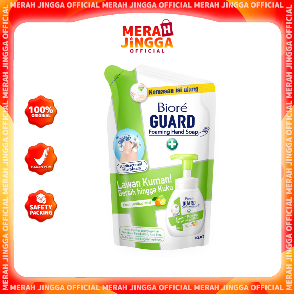 Jual BIORE Guard Hand Soap Antibacterial 250ml Fruity & Fresh Sabun ...