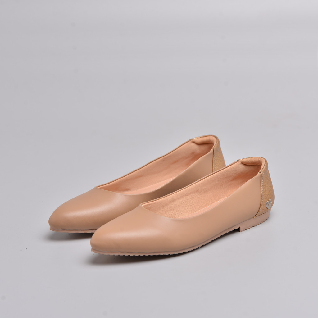 Jual Adorable Projects - Ariella Flat Shoes Genuine Leather Cuban Sand ...