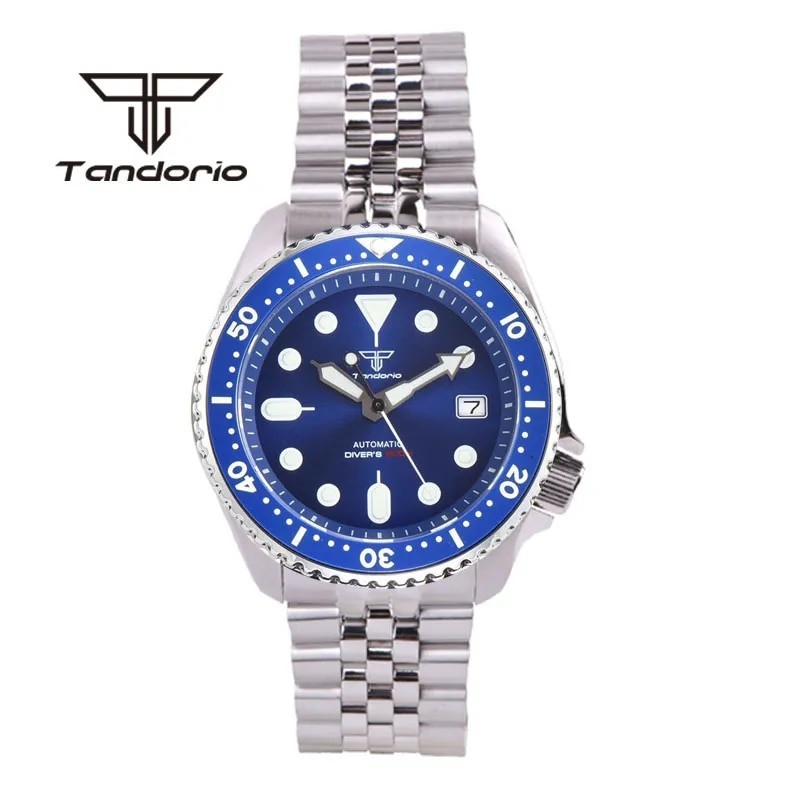 Jual Jam Tangan Pria Tandorio 41mm skx007 NH35A 20bar Automatic Dive ...