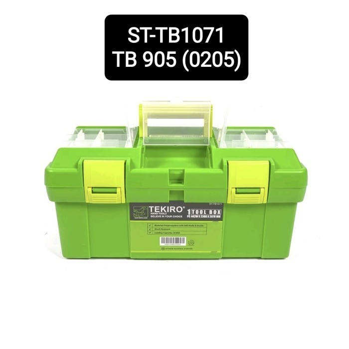 Jual TEKIRO (ST-TB1071) tool box plastic TB905(0205) kotak perkakas plastik | Shopee Indonesia