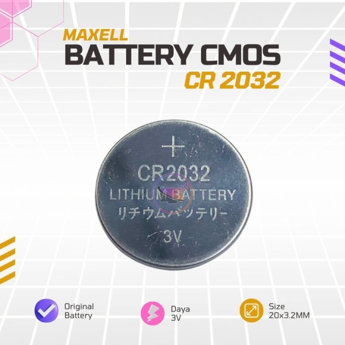 Jual Battery Baterai CMOS CR 2032 Original | Shopee Indonesia