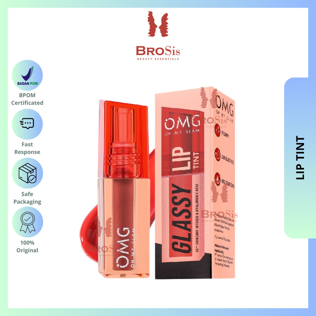 Jual OMG Oh My Glam Glassy Lip Tint 2g | Shopee Indonesia