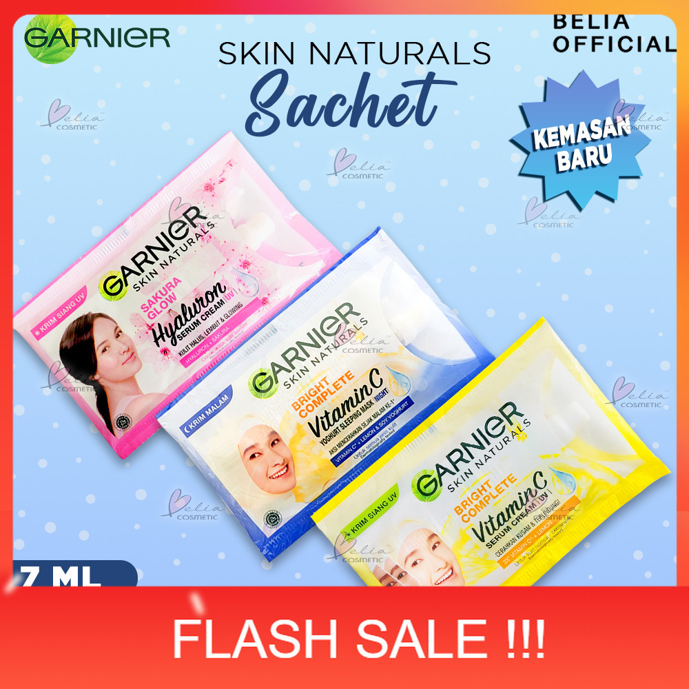 Jual PROMO BELIA Garnier Yoghurt Sleeping Mask | Light Complete ...