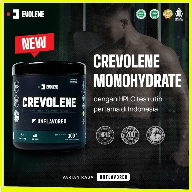 Jual [NEW] Crevolene Monohydrate Evolene - Creatine Monohydrate ...