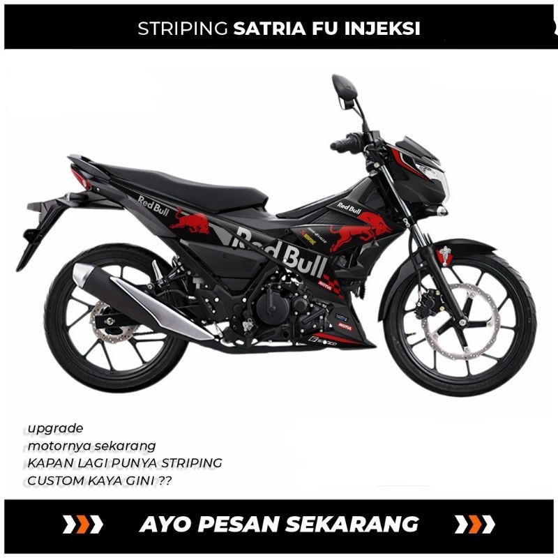 Jual STRIPING STIKER MOTOR SATRIA F NEW / striping lissbody suzuki ...