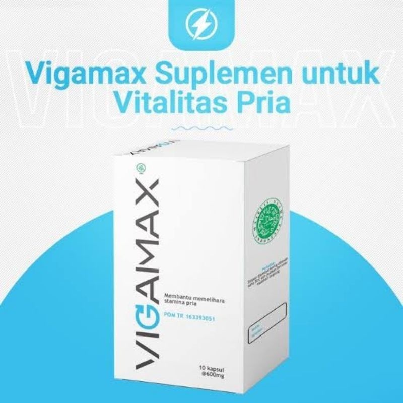 Jual Obat Kesehatan Pria Stamina Vigamax Asli Original Kapsul Herbal Stamina Kuat Tahan Lama ...