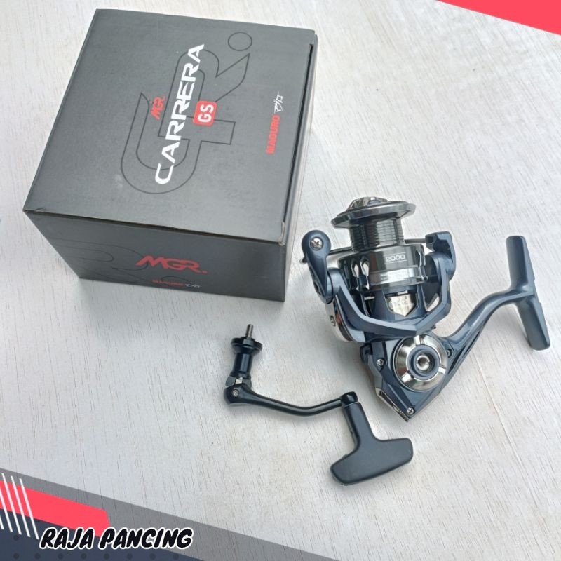 Jual Reel Spinning MAGURO CARRERA BG | BR | GS | Power Handle | Shopee Indonesia