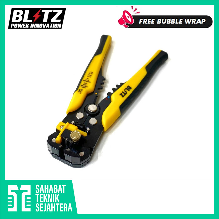 Jual Blitz Tang Kupas Potong Kabel 3 IN 1 Crimping Tool Skun Otomatis ...