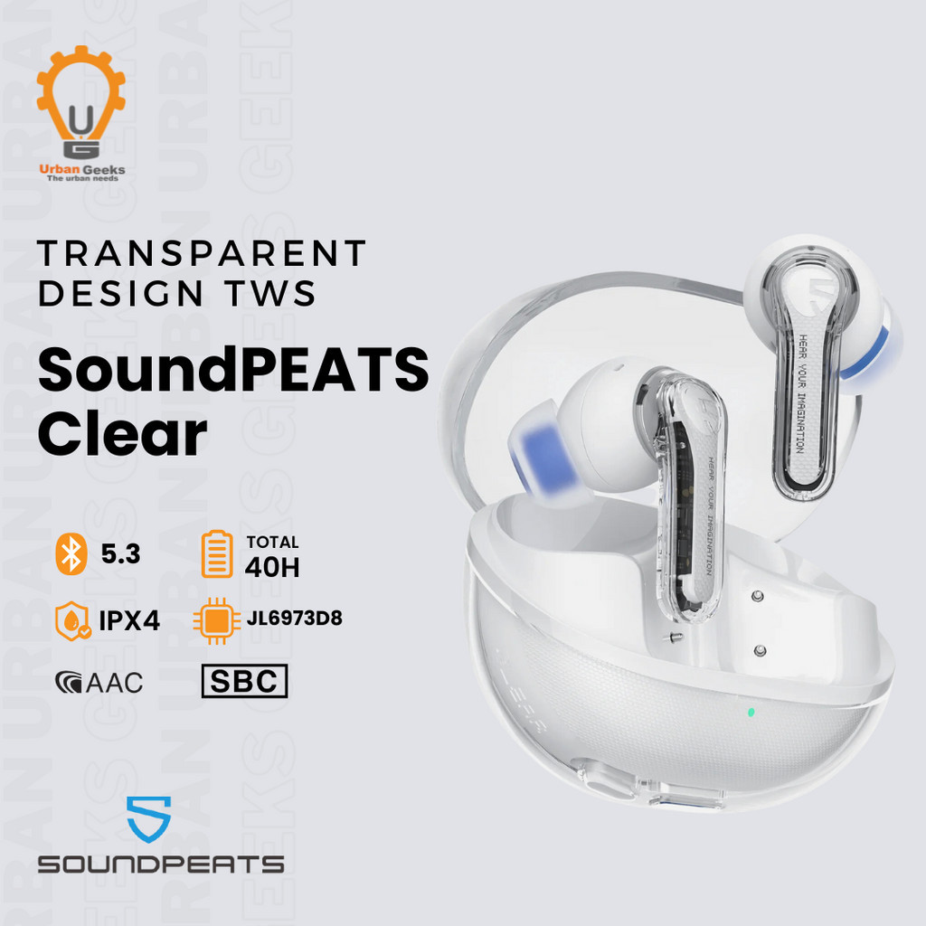 Jual SoundPEATS Clear True Wireless Earbuds Driver Dynamic 12mm TWS ...