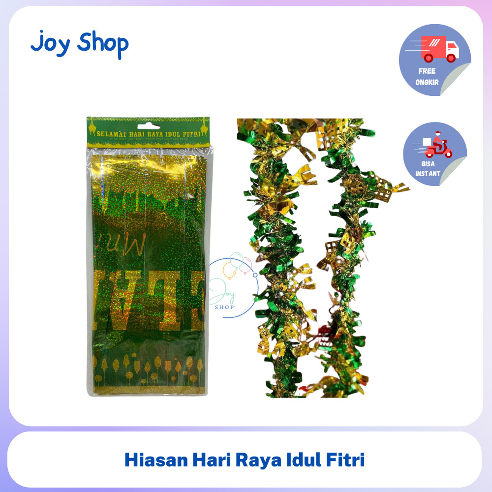 Jual Slinger Banner Rumbai Idul Fitri Lebaran Ramadhan Puasa Ied ...