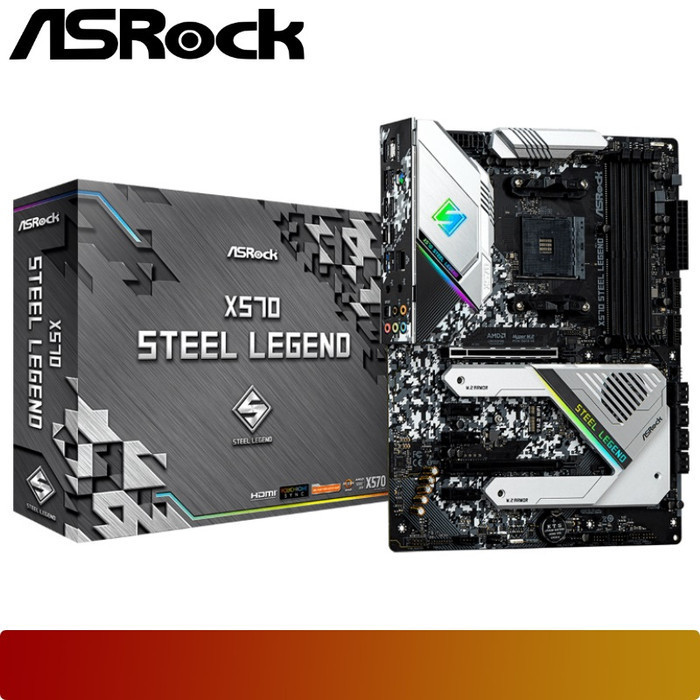 Jual Motherboard ASROCK - X570 STEEL LEGEND Ryzen AM4 ATX Form Factor | Shopee Indonesia