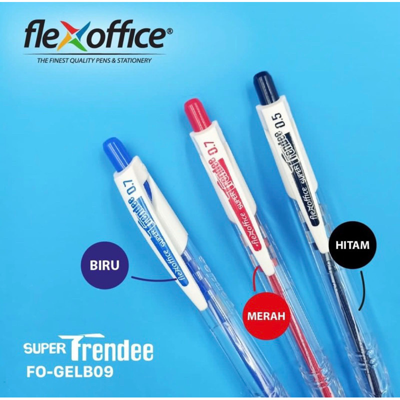 Jual (Box/Lsn) Pulpen / Bolpen Trendee Flexoffice 0.6 mm | Shopee Indonesia