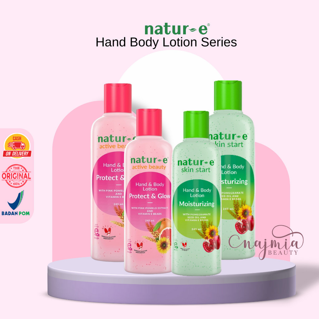 Jual NAJMIA Natur-E Hand Body Lotion Series | Skin Start Moisturizing ...