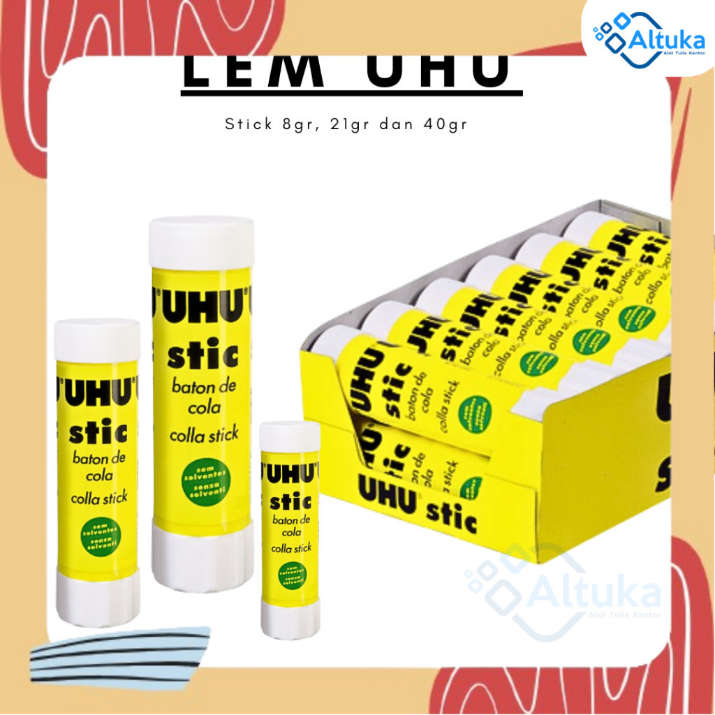 Jual Lem UHU Lem Stik UHU Lem Stick 40gram | Shopee Indonesia