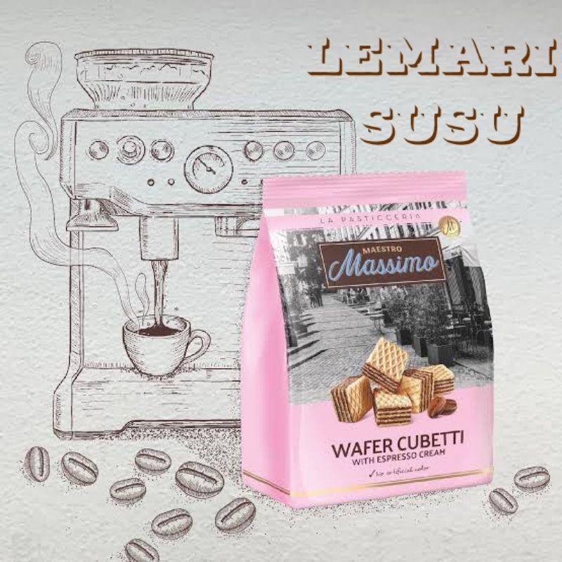 Jual Maestro massimo wafer cubetti espresso/maestro massimo wafer ...