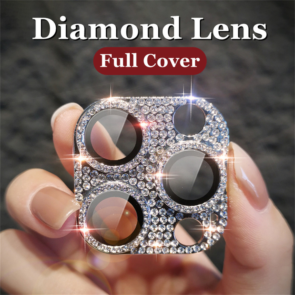 Jual Diamond Camera Lens Protector for IPhone 15 14 13 12 Pro Max ...