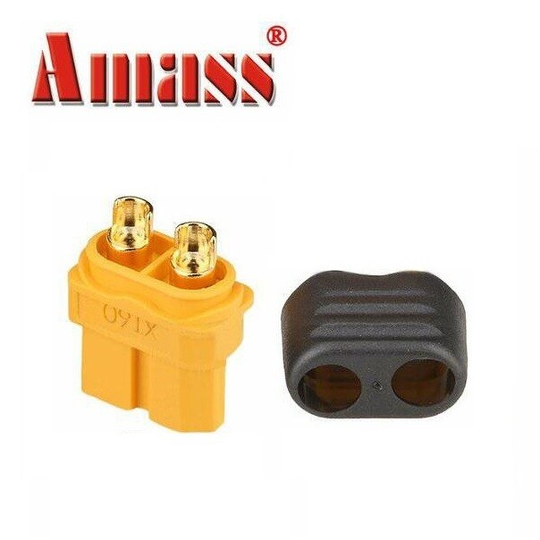 Jual Amass XT60+ Plug Connector With Sheath Housing Female XT60 ...
