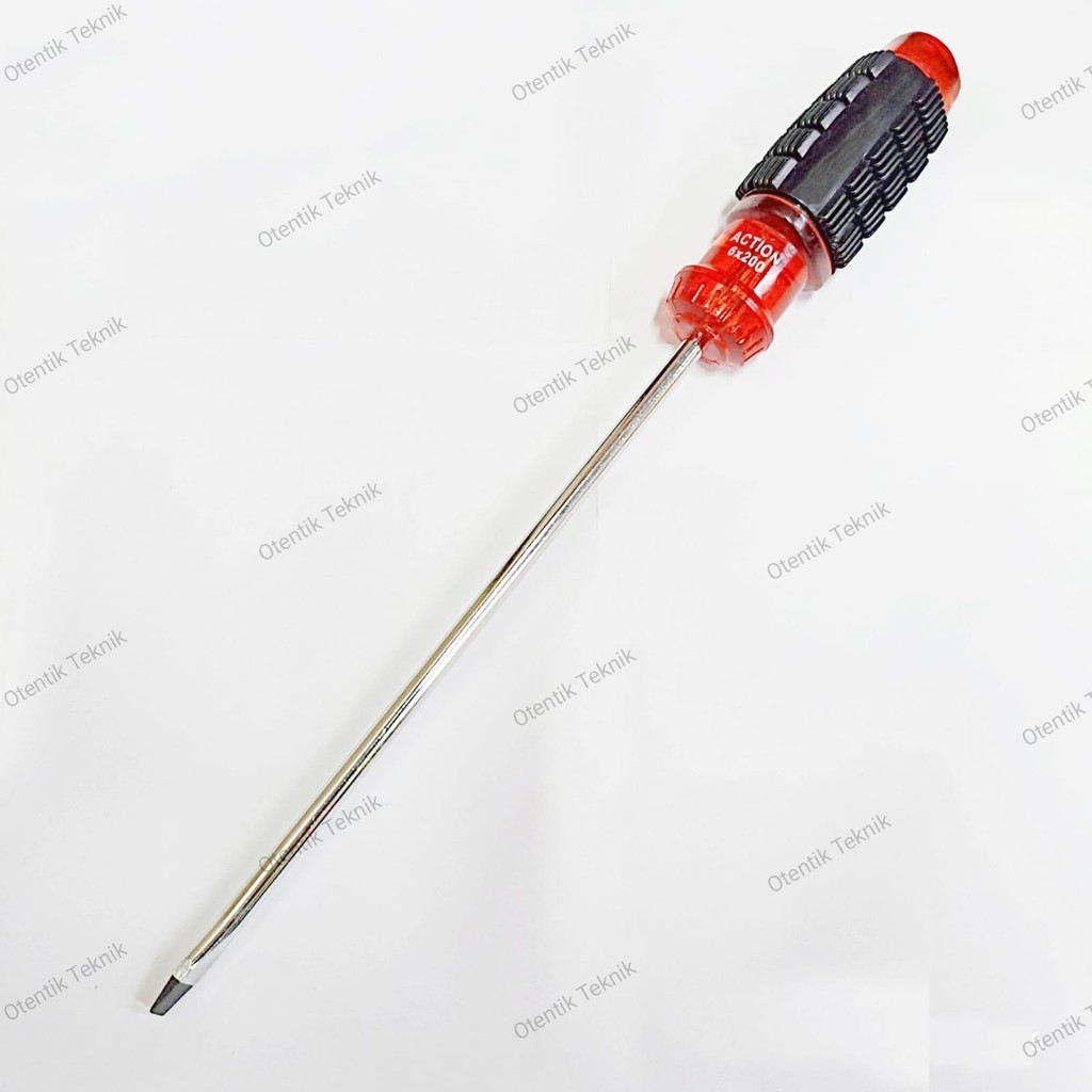 Jual OBENG MINUS GAGANG KARET 8" - MAGNETIC SLOTTED SCREWDRIVER 6MM X ...