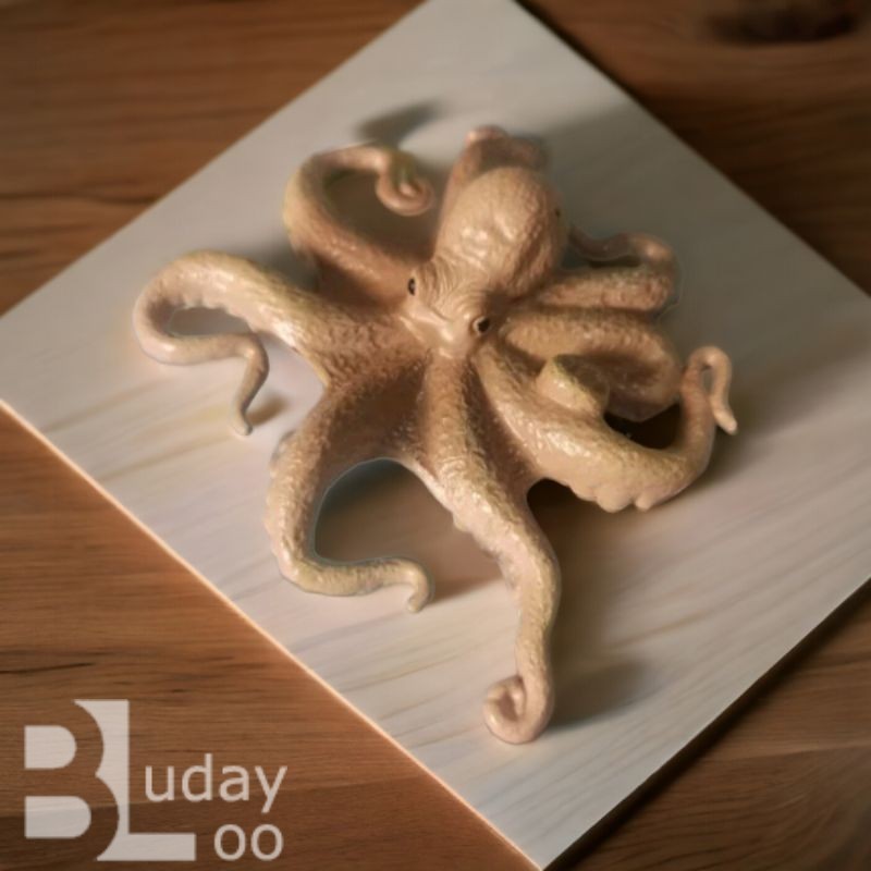Jual Figure Mainan Miniatur Binatang Hewan Gurita Octopus 8 cm j11 ...
