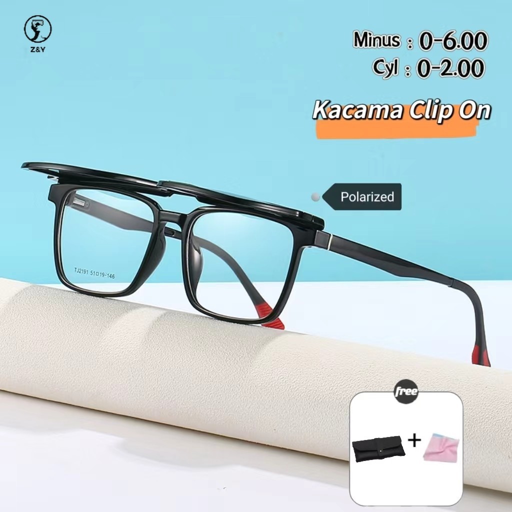 Jual Z&Y COD Frame Kacamata 2191 Magnet Kuat Lensa Polarized Bentuk ...
