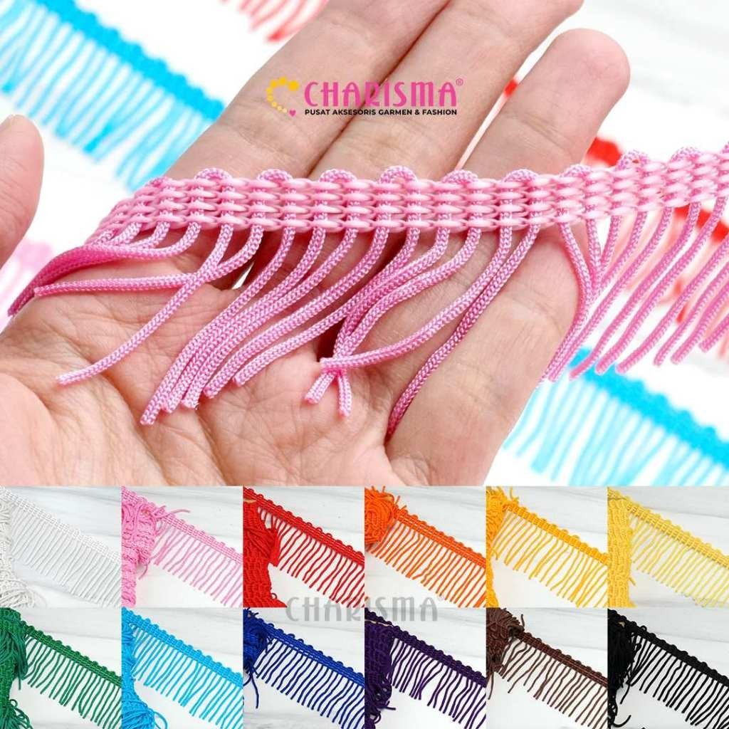 Jual Charisma Renda Rumbai - Renda Rombe / Lebar 4,5 cm / Harga Per 1 ...