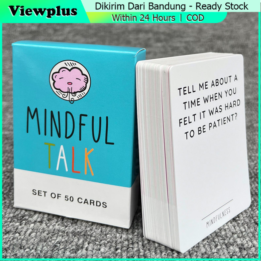 Jual Kartu Game Cards Mindful Talk Board Games Card Game Fun Family ...
