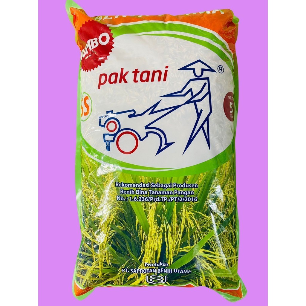 Jual Benih padi jumbo IR64 bermutu tinggi kemasan 5kg dari PAK TANI | Shopee Indonesia