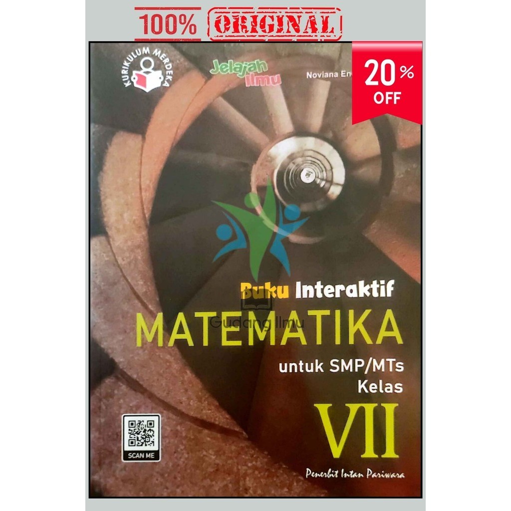 Jual Buku Interaktif Matematika SMP/MTS Kelas 7/VII Semester 1&2 Kurikulum Merdeka Intan ...