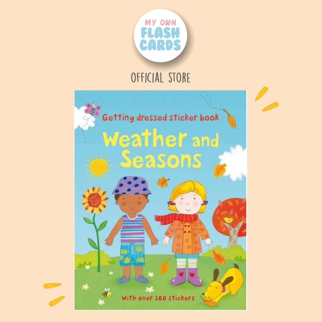 Jual Weather and Seasons - Getting Dressed Sticker Book Buku stiker ...