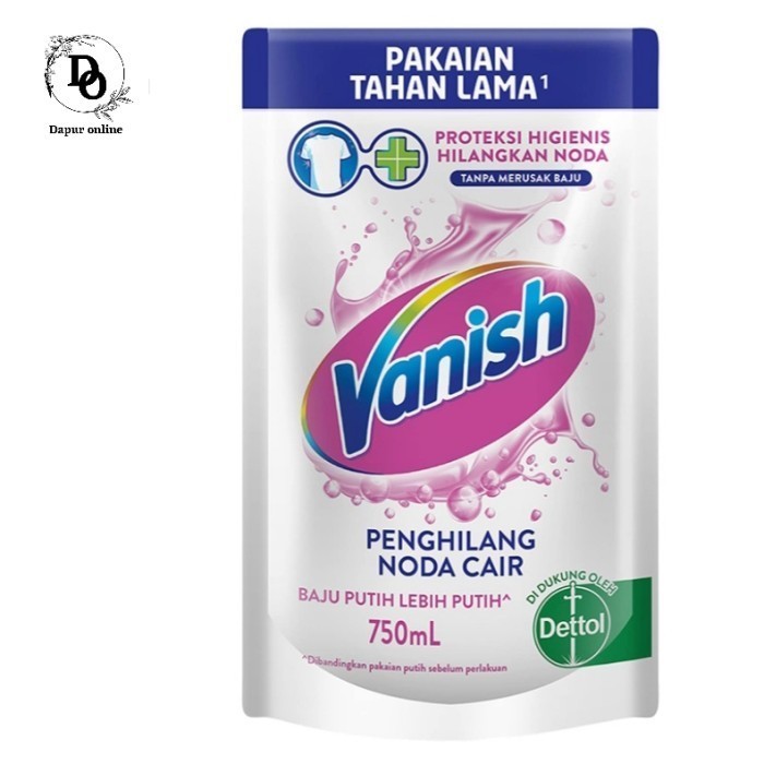 Jual VANISH LIQUID WHITE REFFIL 750ML | Shopee Indonesia