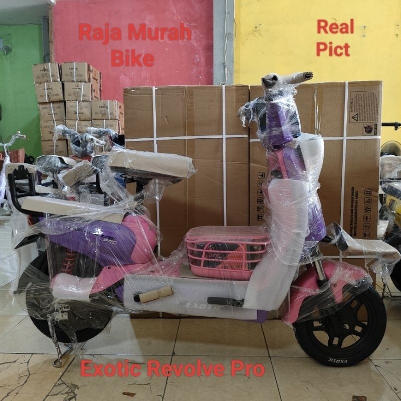 Jual Sepeda Listrik Exotic Revolve Pro Bergaransi Resmi Sepeda Listrik ...