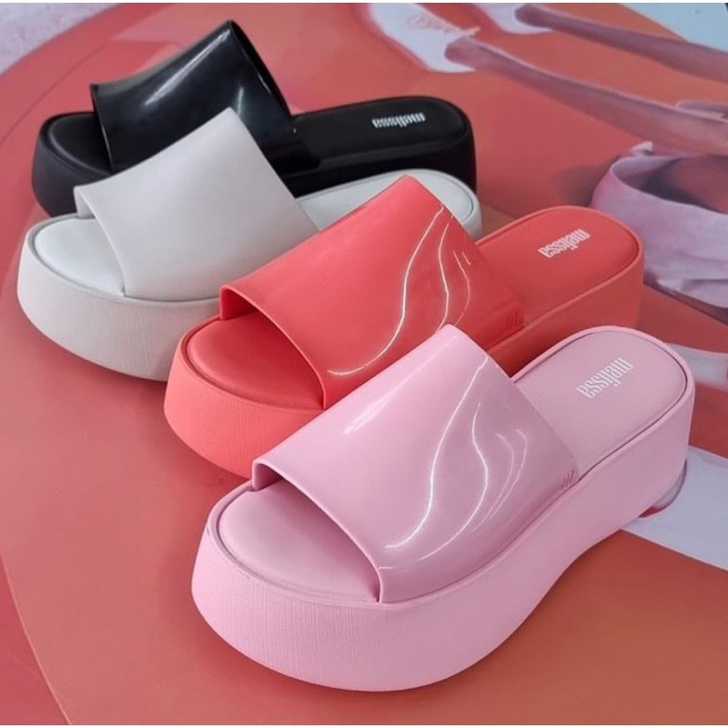 Jual PERODUK SANDAL WANITA IMPORT MELISSA BECKY MEL09 SENDAL WEDGES ...