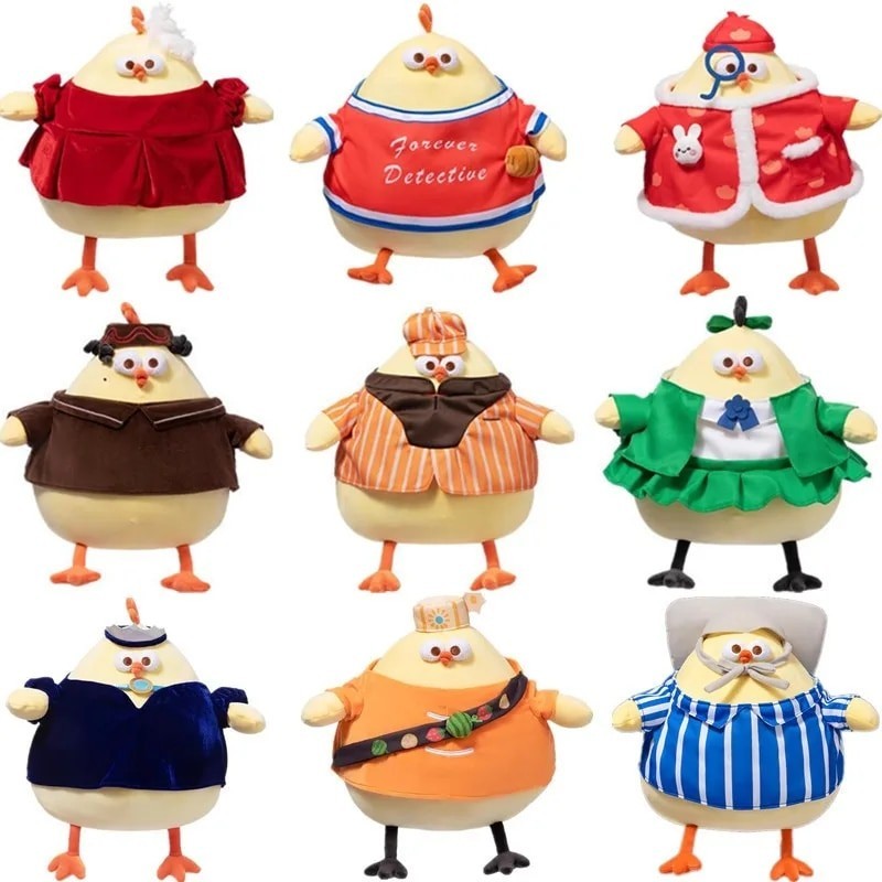 Jual MINISO Genuine Dundun Chicken Plush Doll Cute Cartoon Super Soft ...