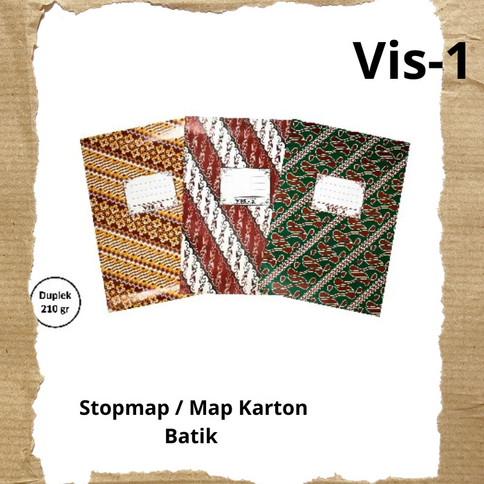 Jual Vis-1 Stopmap / Map Motif Batik Exclusive | Shopee Indonesia