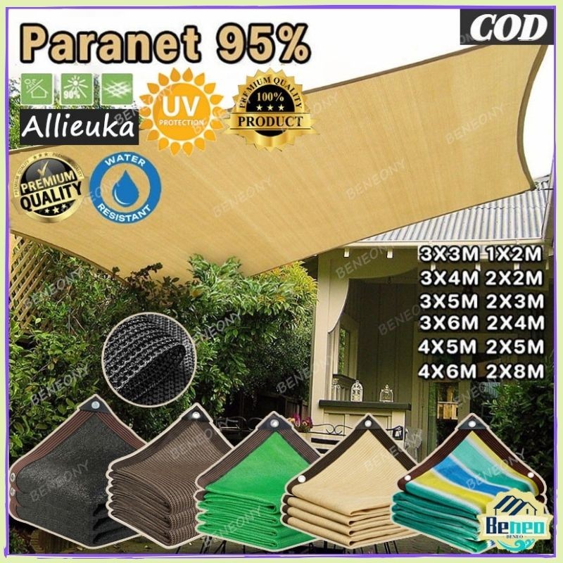Jual Paranet 95% Anti UV Hujan Sun Shade Net Paranet Shading Net Jaring ...
