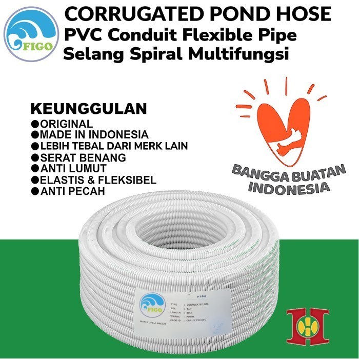 Jual Selang Spiral Conduit Konduit PVC Corrugated Bungkus Kabel Mobil ...