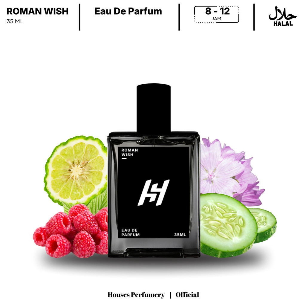 Jual Parfum Pria Wanita Roman Wish – Aroma Floral, Fruity & Musky Tahan ...