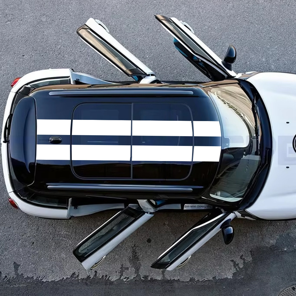 Jual Car Roof Stickers Sunroof Vinyl Film Decal Stripe Decor For MINI ...