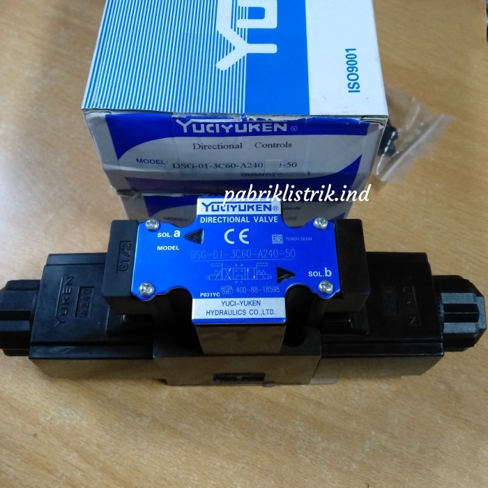 Jual JP5822 Selenoid valve DSG 01 3C60 A240 atau A220 Yuci Yuken original | Shopee Indonesia