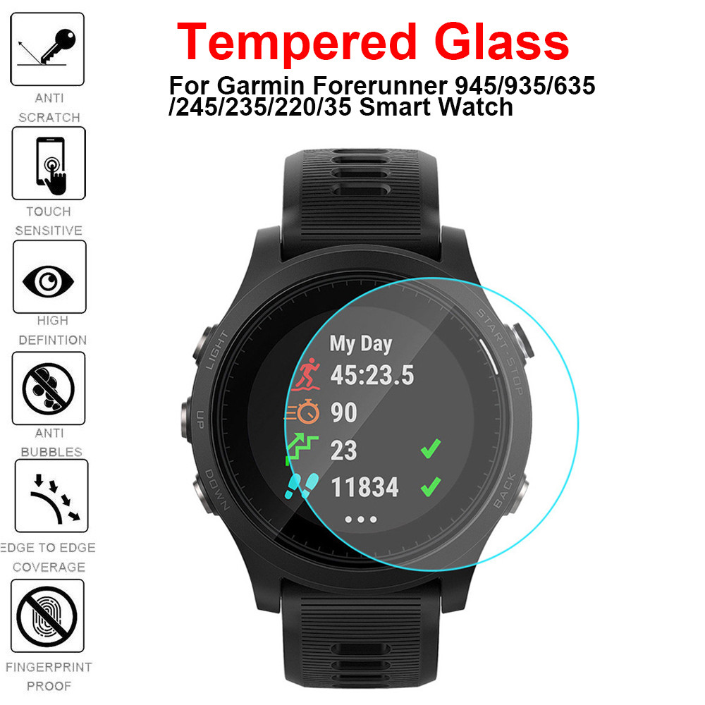 Jual 3pcs Tempered Glass for Garmin Forerunner 945 935 635 245 235 220 ...