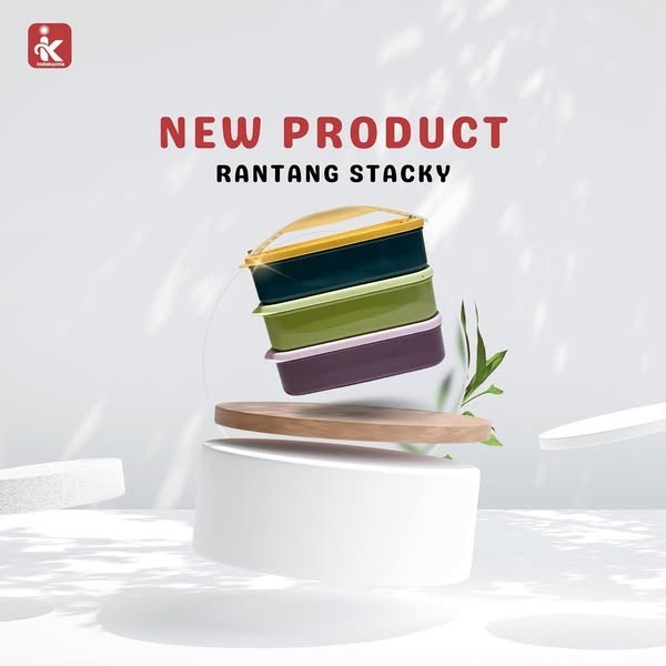 Jual MICTON Rantang Stacky Ori dan Stacky American Colour Premium Wadah Bertingkat Kuat Tebal ...