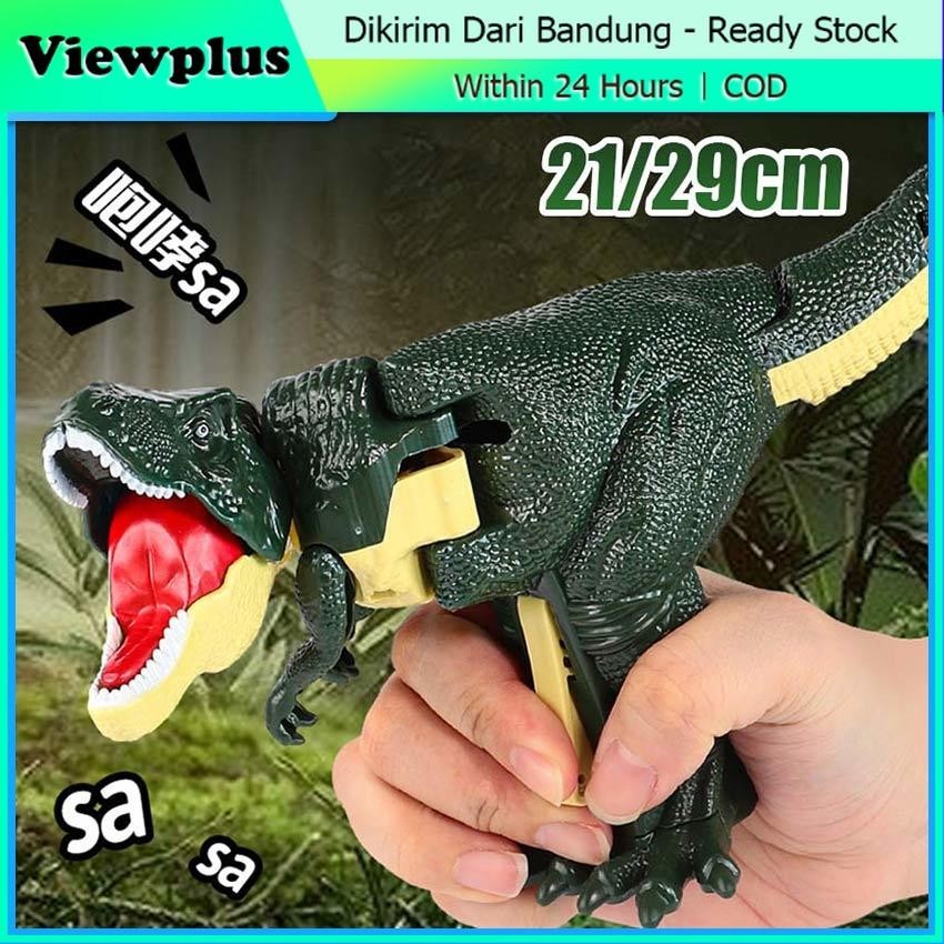Jual Mainan Anak Dinosaurus Tekan Gigit T REX Dino Viral Anak Tembakan ...