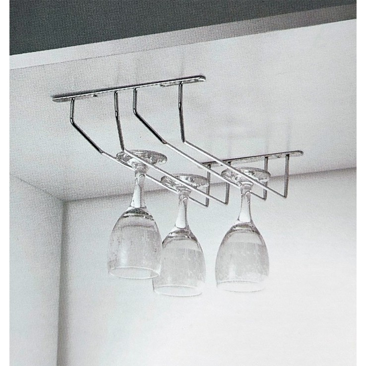 Jual Rak Gelas Gantung dua jalur | Glass Holde | Vitco XC 29042 Stainless Steel | Shopee Indonesia