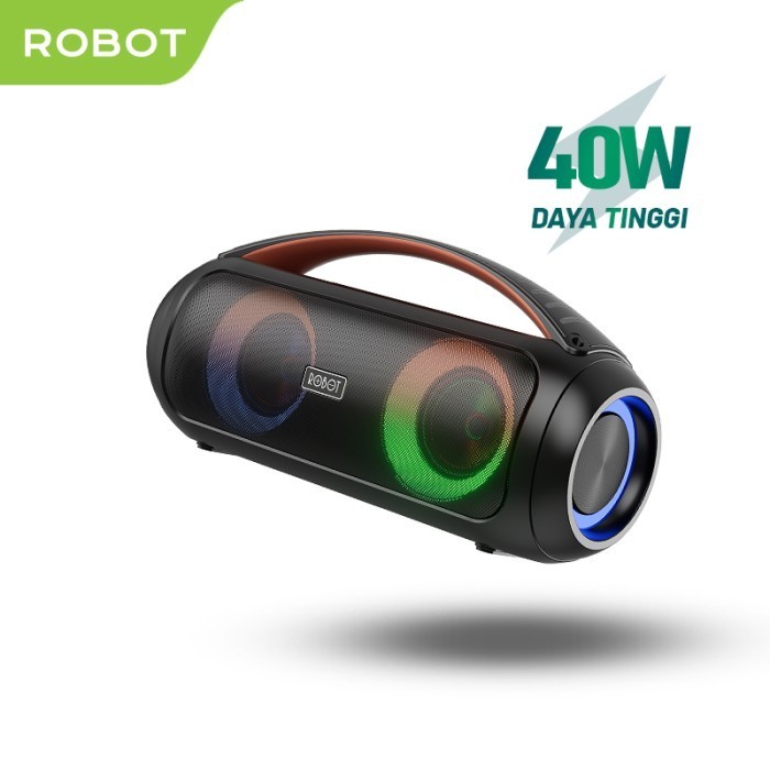 Jual ROBOT RB600 KARAOKE SPEAKER DENGAN WIRELESS MIC MICROPHONE 40W ...