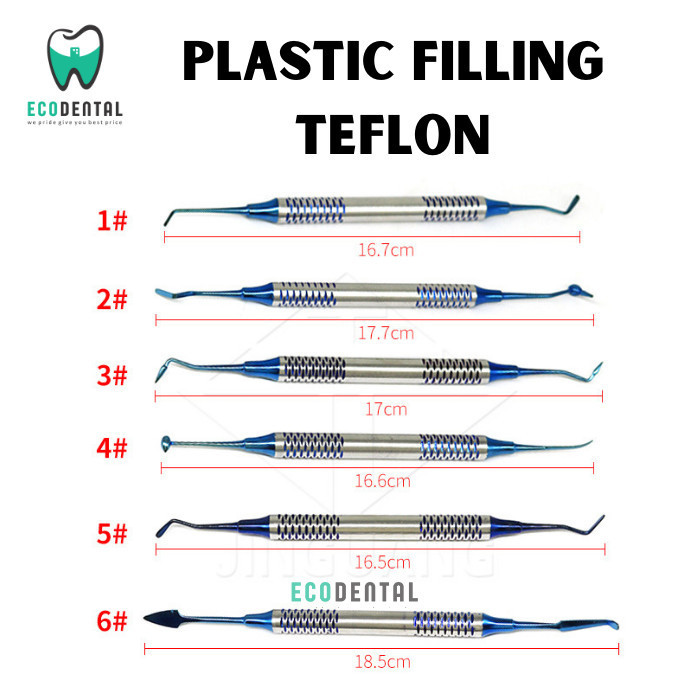 Jual Dental Plastic Filling Teflon Composite Instrumen Tambal Anti ...